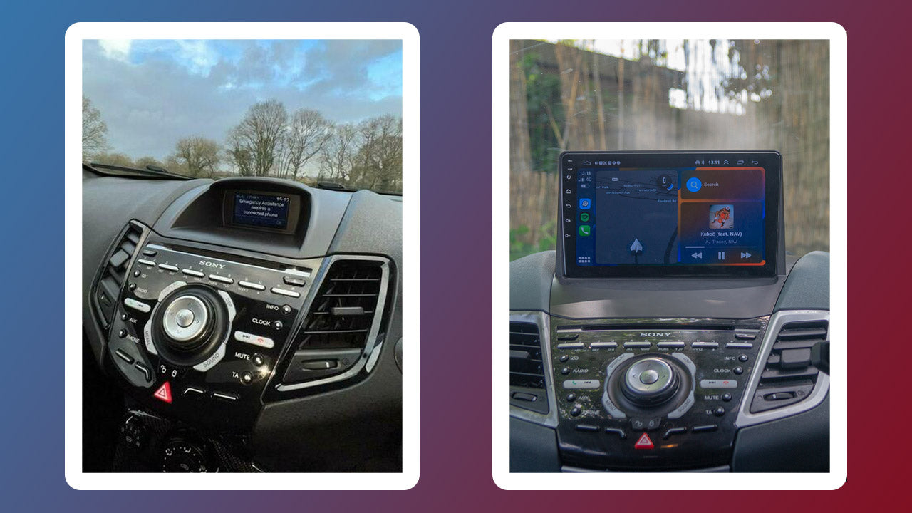 (Ford Fiesta) Apple CarPlay/Android Auto Touchscreen Radio for Ford Fi ...